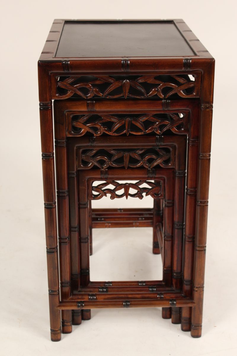 Nest of 4 Chinese tables - Nicholson Antiques